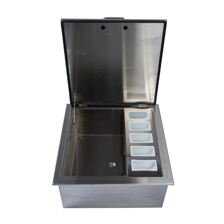 PCM 25'' Drop-In Ice Bin Cooler With Condiment Holder - Northern ...