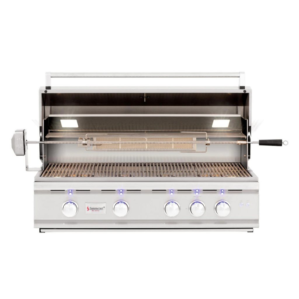 Summerset TRL 38-Inch 4-Burner Built-In Gas Grill with Rotisserie ...